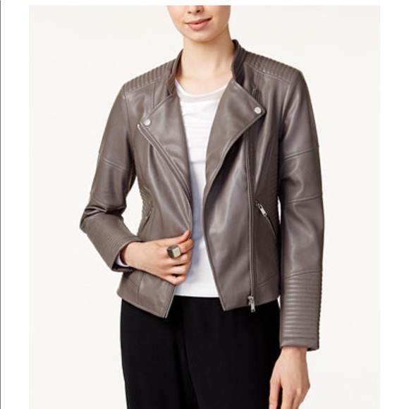 Bar III | Jackets & Coats | Bar Iii Leather Jacket Nwot | Poshmark